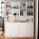 Modular Buffet and Display Cabinet - Modular Design in Pristine White ...