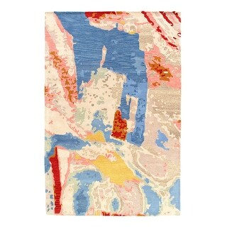 Pasargad Fine Hand Tufted Abstract rug - 5'09'' x 8'09'' - Bed Bath ...