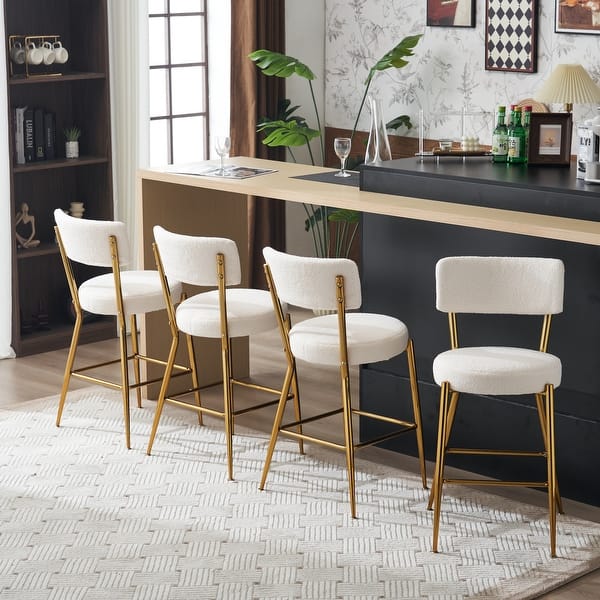 Round Bar Stools Dining Room & Bar Furniture Upholstered Dining Stools ...