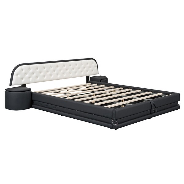 Aslef king upholstered storage platform bed store