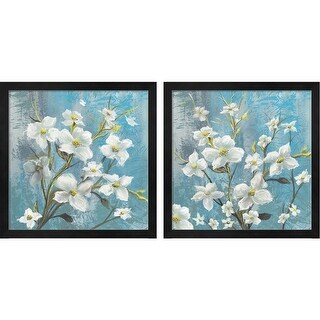 Anthony Christou 'Jasmine Bloom' Framed Art (Set of 2) - Bed Bath ...
