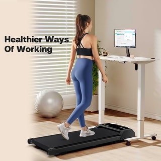 2.5HP Portable Walking Treadmill With LCD Monitor for Home Gym - Bed ...