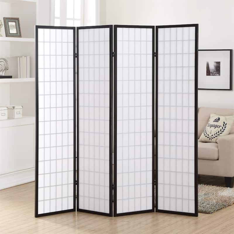 4 Panel Room Divider - Overstock - 40832323