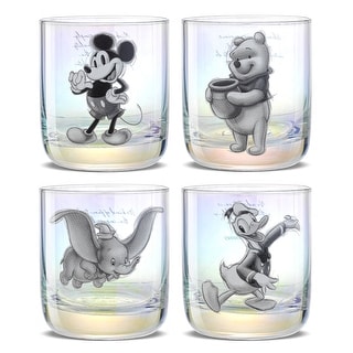 Disney100 Limited Edition Walt Disney Quotes Drinking Glass Set - 10 oz ...