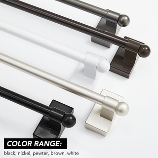 Magnetic Curtain Rod Hanging Rod for Door Curtain (Pack of 4) - Bed ...