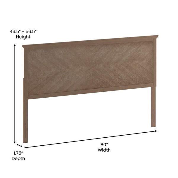 Contemporary Herringbone Patterned Headboard Only - Bed Bath & Beyond - 37780526