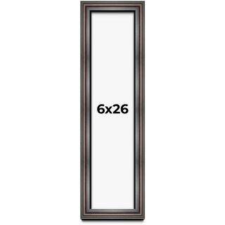 6x26 Shadow Box Frame Brown Cherry | 2.625 Inches Deep Pine Wood - Bed ...