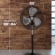 Stand Fan - 20 Inch, Pro Series, High Velocity, Heavy Duty Metal - ETL ...