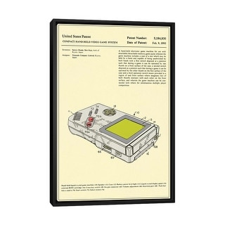 iCanvas "Satoru Okada & Shin Kojo Compact Hand-Held Video Game System ...