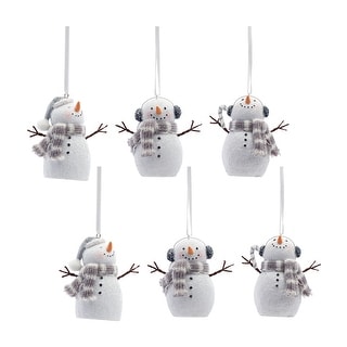 Snowman Ornament (Set of 6) - Bed Bath & Beyond - 36611809