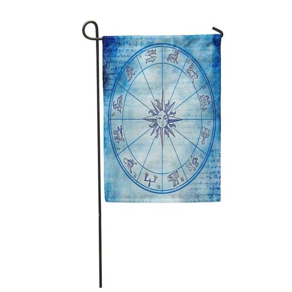 Blue Astrology Astrological Wheel Horoscope Ancient Astral Circle ...