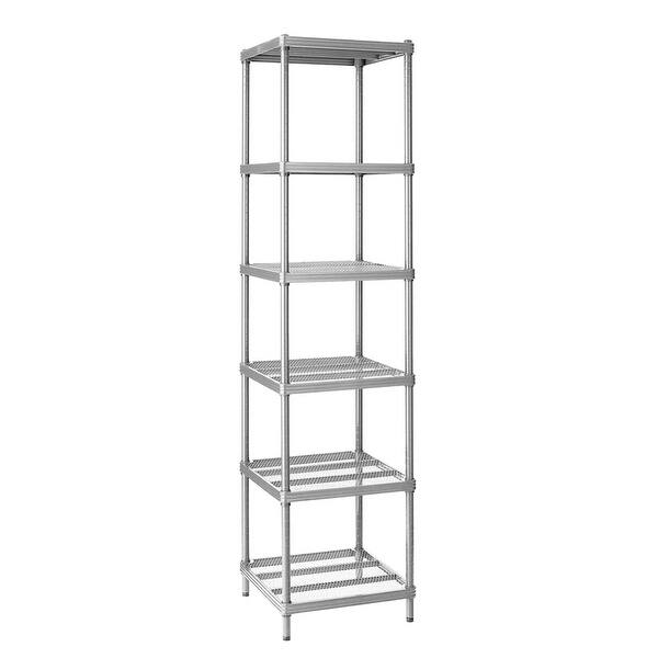Design Ideas MeshWorks 6 Tier Tower Metal Storage Shelving Unit Rack ...