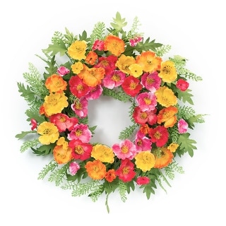 Poppy Wreath - Bed Bath & Beyond - 36667077