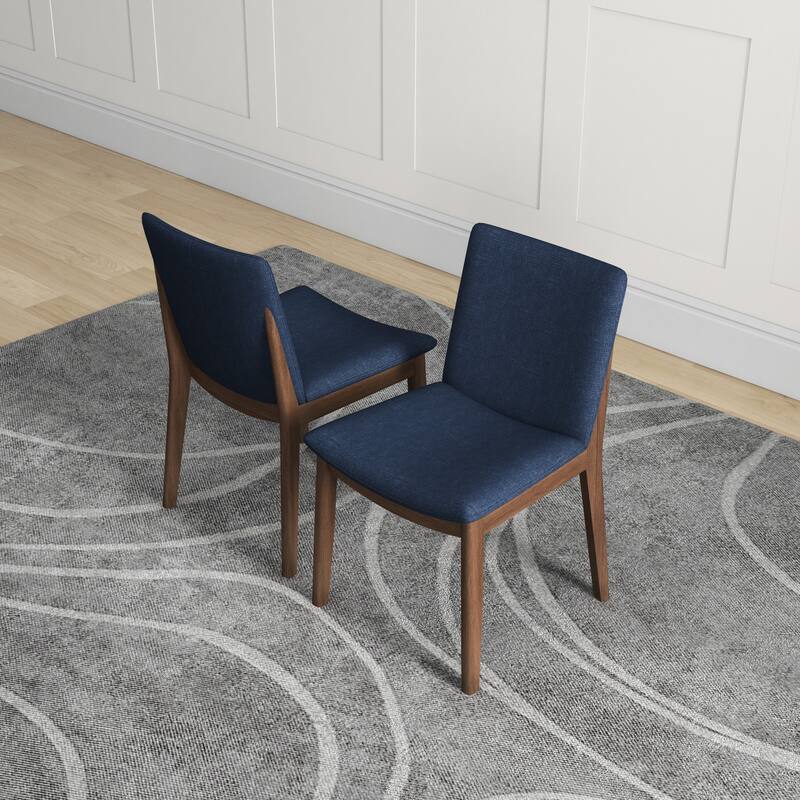 Vermont Mid-Century Modern Fabric Dining Chair (Set of 2) - Overstock ...