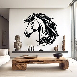 Horse Head Wall Decal, Horse Decal - Bed Bath & Beyond - 41912224