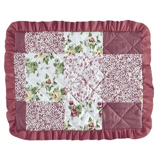Hadley Triple Ruffle Floral Pattern Pillow Sham Cover - Bed Bath ...