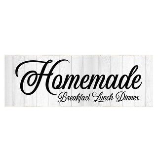 Homemade Breakfast Lunch Dinner Wood Print Sign 18" x 5.5" - Bed Bath ...