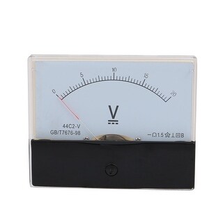 Measurement Tool Analog Panel Voltmeter DC 0 - 20V Measuring Range - DC ...