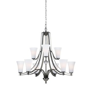 Feiss F3076/9 Evington 9 Light 2 Tier Chandelier - Bed Bath & Beyond ...