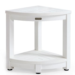 Corner Shower Stool for Inside Shower Waterproof, Poly Lumber Bathroom ...