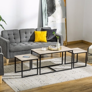 3-piece Nesting Coffee Table Set - Bed Bath & Beyond - 41064106