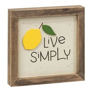 Live Simply Lemon Frame - 6" square by 1" deep. - Bed Bath & Beyond ...