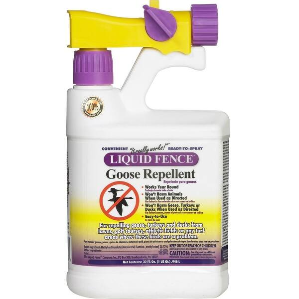 Liquid Fence HG-1466X Goose Repellent, Ready-to-Spray, 1 Qt - Bed Bath ...