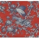 Seabrook Designs Alice Crane Toile Unpasted Wallpaper - Bed Bath ...