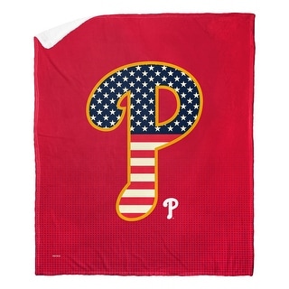 MLB Celebrate Series Philadelphia Phillies Silk Touch Sherpa Throw ...