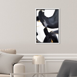 Oliver Gal 'Amani' Abstract Black Wall Art Canvas Print - Bed Bath ...
