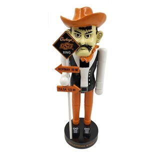 12 inch Oklahoma State Rivalry Nutcracker - orange - Bed Bath & Beyond ...