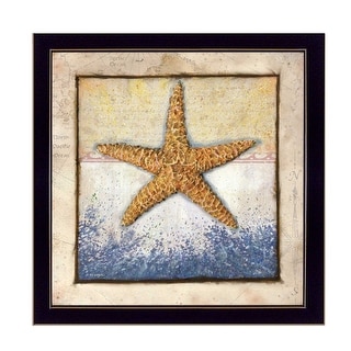 Starfish Black Framed Print Wall Art - Bed Bath & Beyond - 39736452