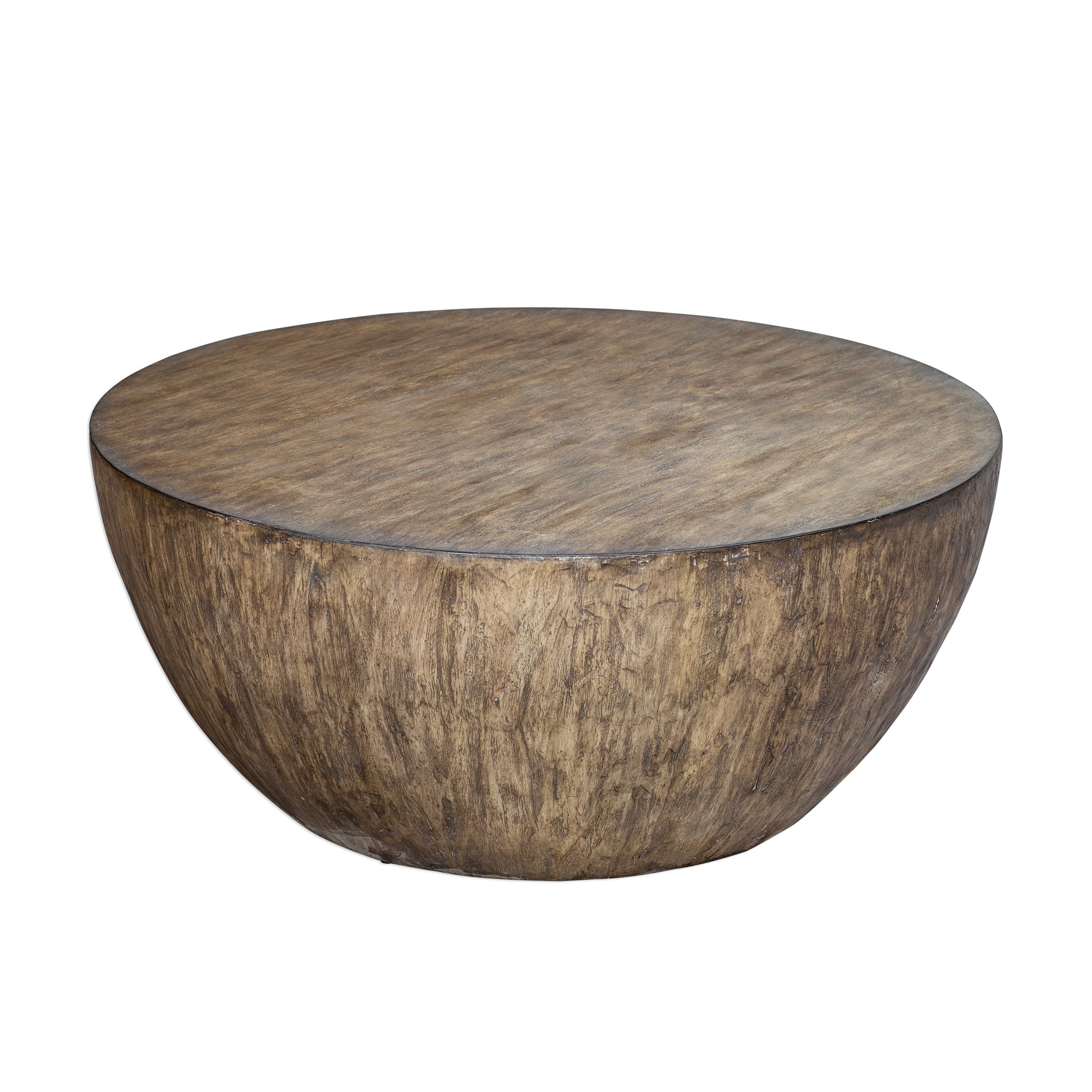 Uttermost Sylvana Light Grey Wood Round Table - Bed Bath & Beyond ...