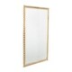 CosmoLiving by Cosmopolitan Gold Metal Room Wall Mirror with Beaded ...