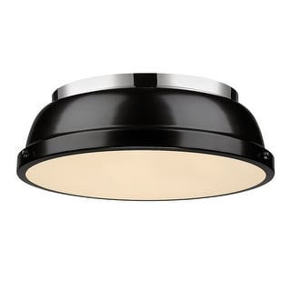Golden Lighting Duncan 14" Wide Flush Mount Ceiling Fixture - Bed Bath ...