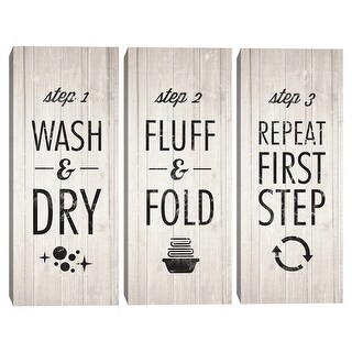 Laundry Step 1 of 3, Laundry Step 2 of 3, Laundry Step 3 of 3 by Dallas ...