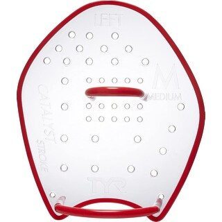 Catalyst Stroke Swim Training Hand Paddles - Clear/Red, Size Medium ...