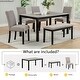 GDFStudio - Aurelia Luxury Concrete-Effect Tabletop Dining Table Set ...
