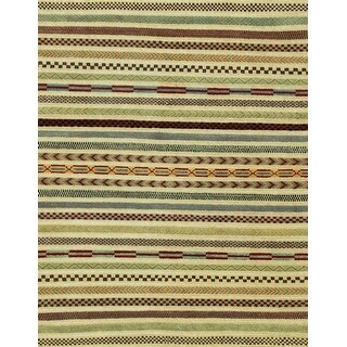 Ahgly Company Machine Washable Abstract Metallic Gold Area Rugs - Bed ...