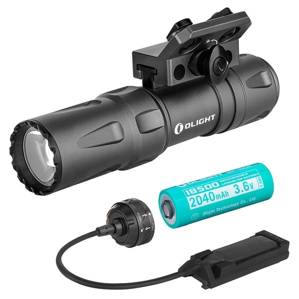 Olight Odin Mini 1250 Lumen Rechargeable Rail Mount Flashlight - Bed ...
