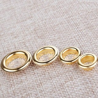 Shatex 1/2" Gold Metal Snap Grommets 50pack - Bed Bath & Beyond - 39968364