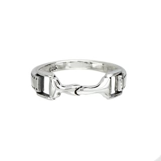 Sterling Silver Horse Bit Ring - Bed Bath & Beyond - 41428049