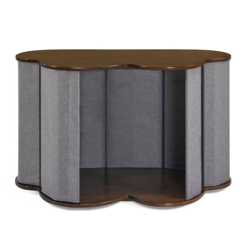 MCombo Dog Crate Furniture, Cloud Shape End Table, Solid Rubber Wood ...