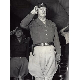 General George Patton saluting Photo Print - Bed Bath & Beyond - 25472163