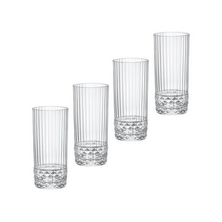 Bormioli Rocco America '20s 16.25 oz. Beverage/Cooler/HiBall, Set of 4 ...