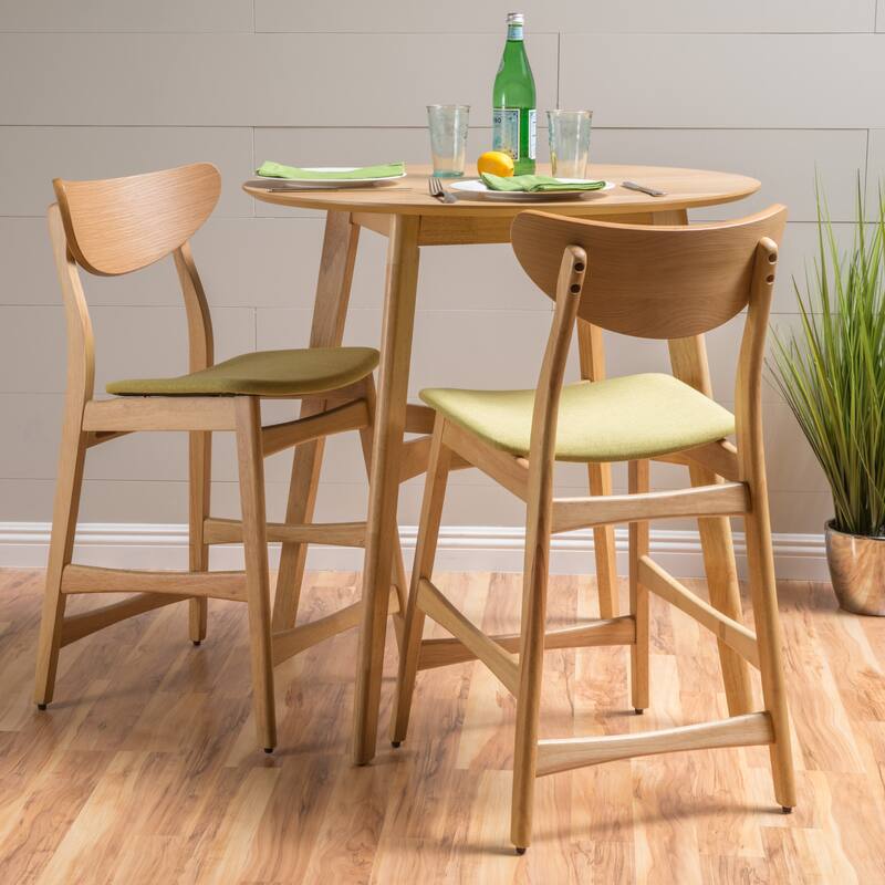 Carson Carrington Lund Wood 24-inch Counter Stool (Set of 2) by ...