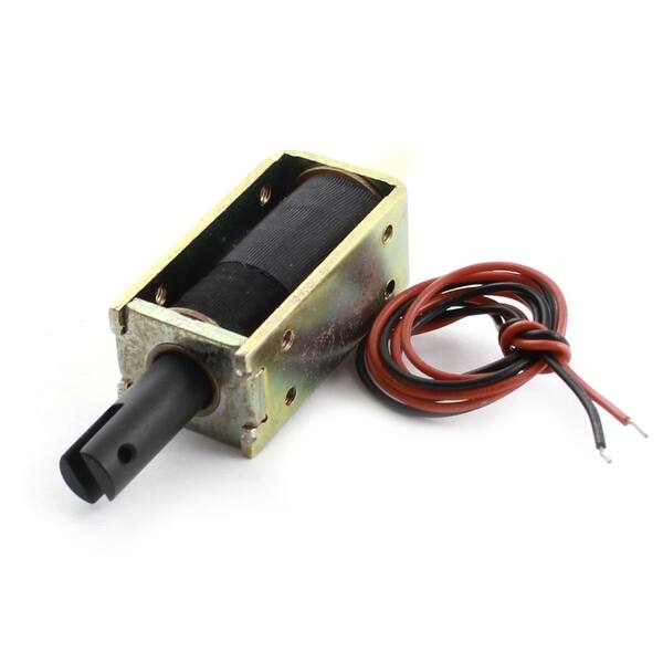 Unique Bargains Spare Parts DC 24V 200g/10mm Push Pull Magnet Solenoid ...