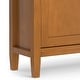 Wyndenhall Norfolk 36 inch Wide Solid Wood Transitional Entryway ...