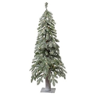 Regency Winter Frost Alpine Tree Prelit Clear Bulbs 4' - Bed Bath ...