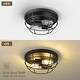 Farmhouse Cage Flush Mount Ceiling Light - Bed Bath & Beyond - 37542511